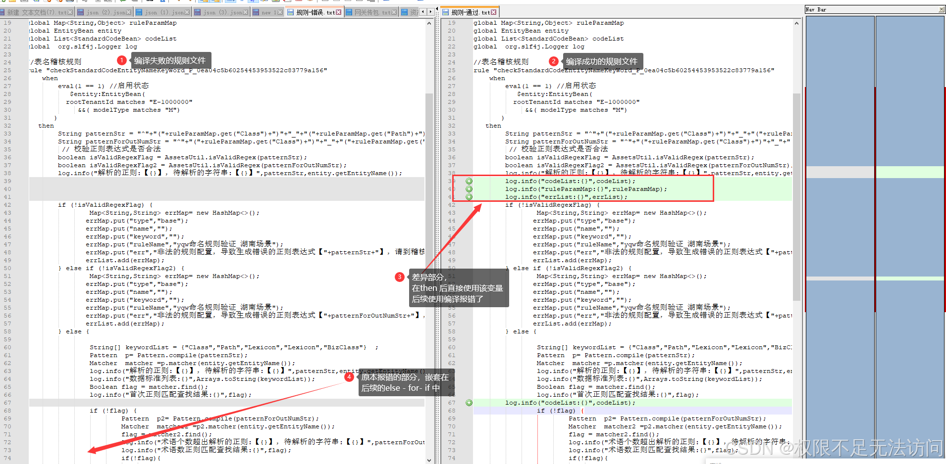 Drools规则编译失败，变量无法解析:Rule Compilation error xxx cannot be resolved to a variable_rule compilation ...