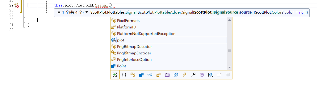 使用scottplotwpf库读取示波器数据生成动态曲线,实时捕获数据wpf Scottplot Csdn博客