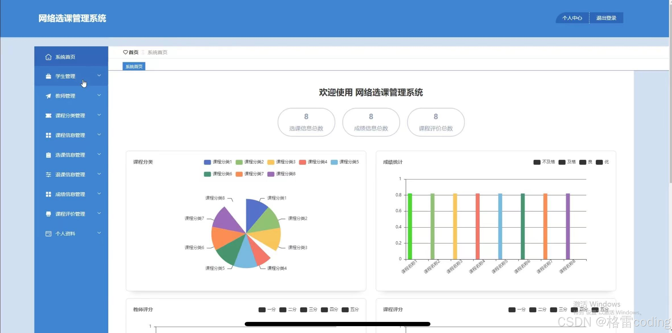 基于python的在线选课管理系统的设计与实现源码lw调试文档1运行编程平台熟悉界面操作。 2定义如下 学生选课表”并实现