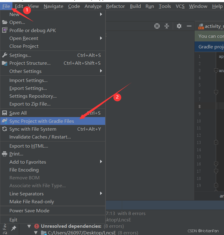 Android Studio出现sync failed错误_android studio sync failed-CSDN博客