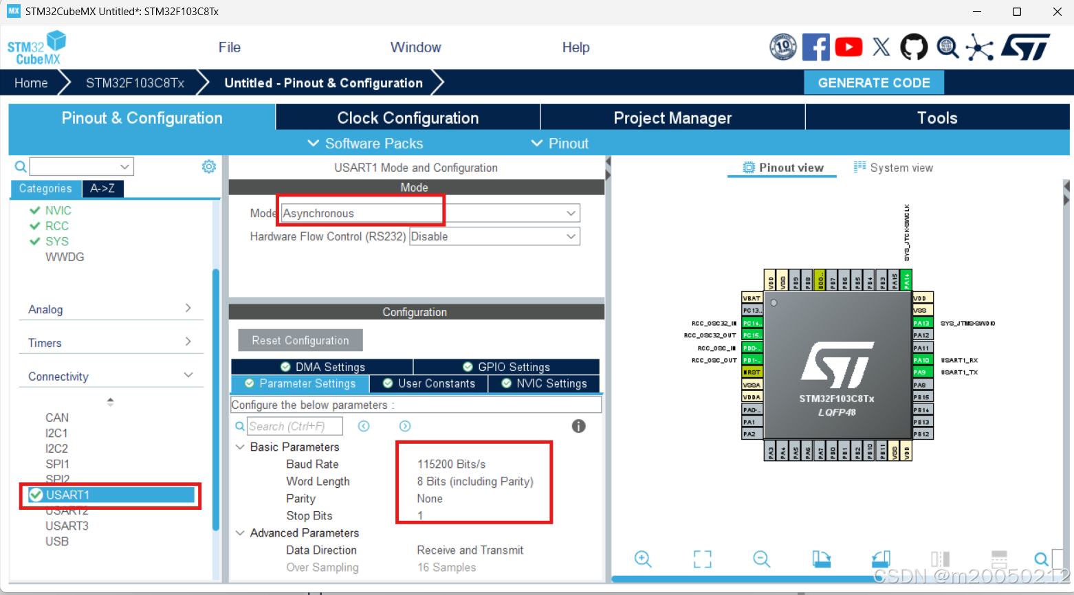 STM32 串口通信实战指南：HAL库轮询、中断、DMA 三种模式 + Keil 仿真波形与波特率剖析-CSDN博客