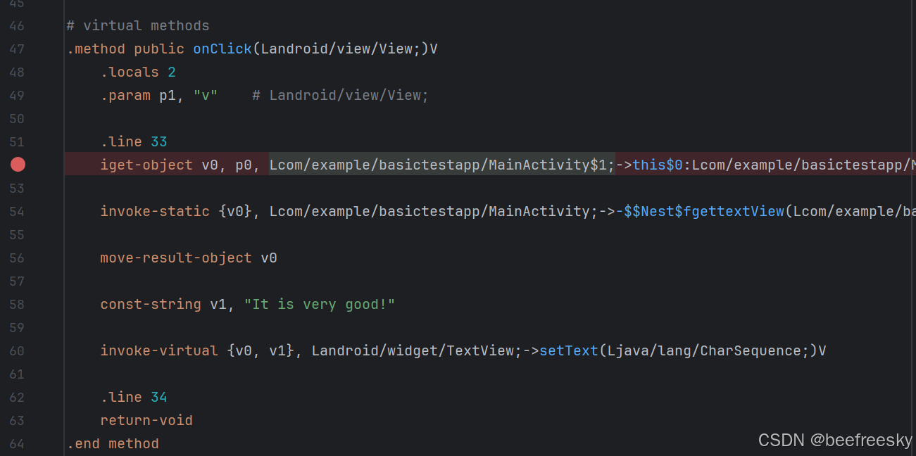 安卓漏洞学习（十四）：smali代码动态调试_android studio smali-CSDN博客