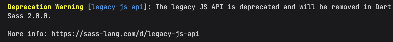 【前端】项目运行警告消除术_去掉deprecation warning [import]:提示-CSDN博客