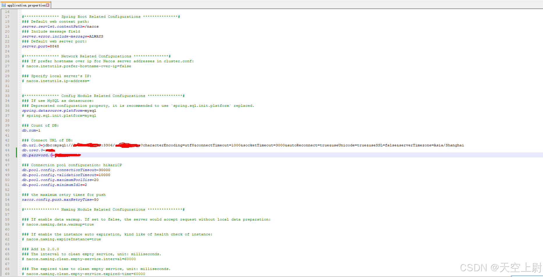 Nacos2.x连接Linux的远程Mysql数据库报Access denied for user ‘root‘@‘xxx‘ (using password: YES)_nacos ...