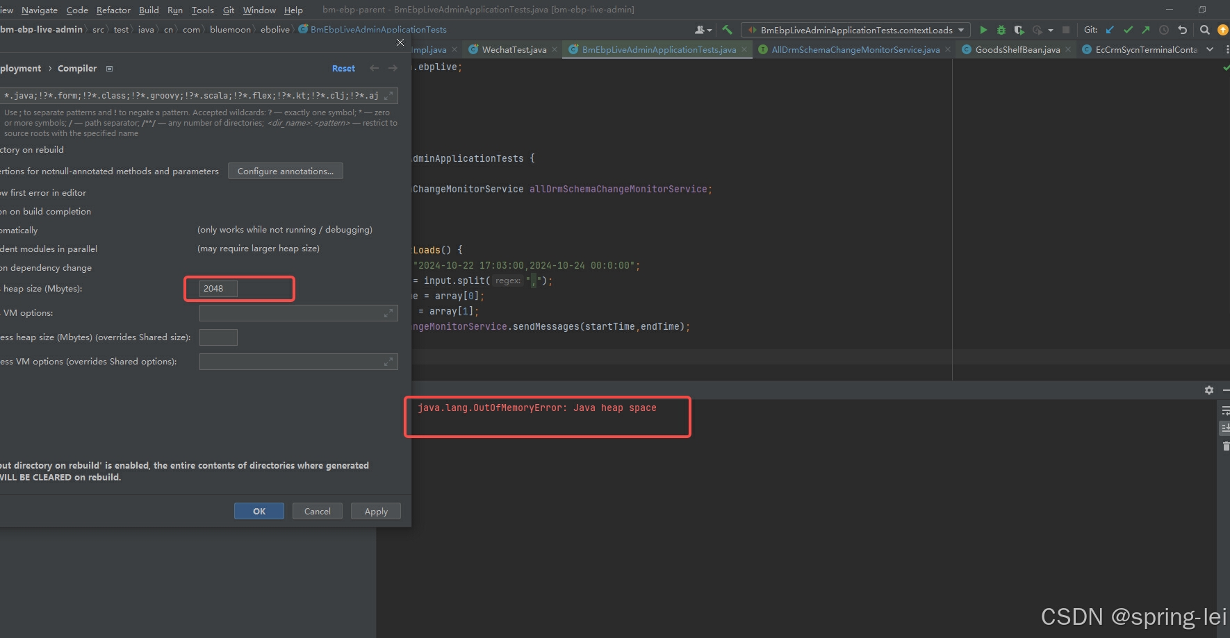 记录：新装idea启动后出现maven无法构建、无法拉取依赖、oom、找不到符号?_idea maven oom-CSDN博客
