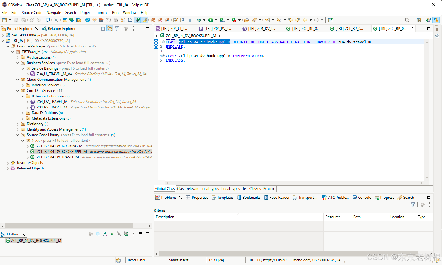 SAP学习笔记 - 开发49 - RAP开发 Managed App BDL(Behavior Definition Language) ，Mapping，Behavior Pool，ETag ...