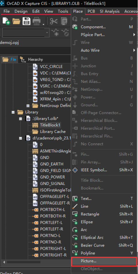 OrCAD X Capture CIS设计小诀窍系列--09.如何制作带有企业信息的Title Block模板