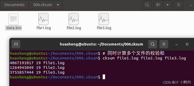 【Linux命令大全】001.文件管理之cksum命令（实操篇）_linux .chechsum文件用法-CSDN博客
