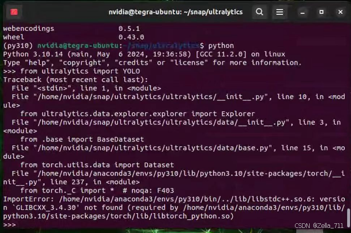 在Jetson AGX Orin Python环境中import ultralytics报错_agx orin jetpack6 ultralytics yolo-CSDN博客