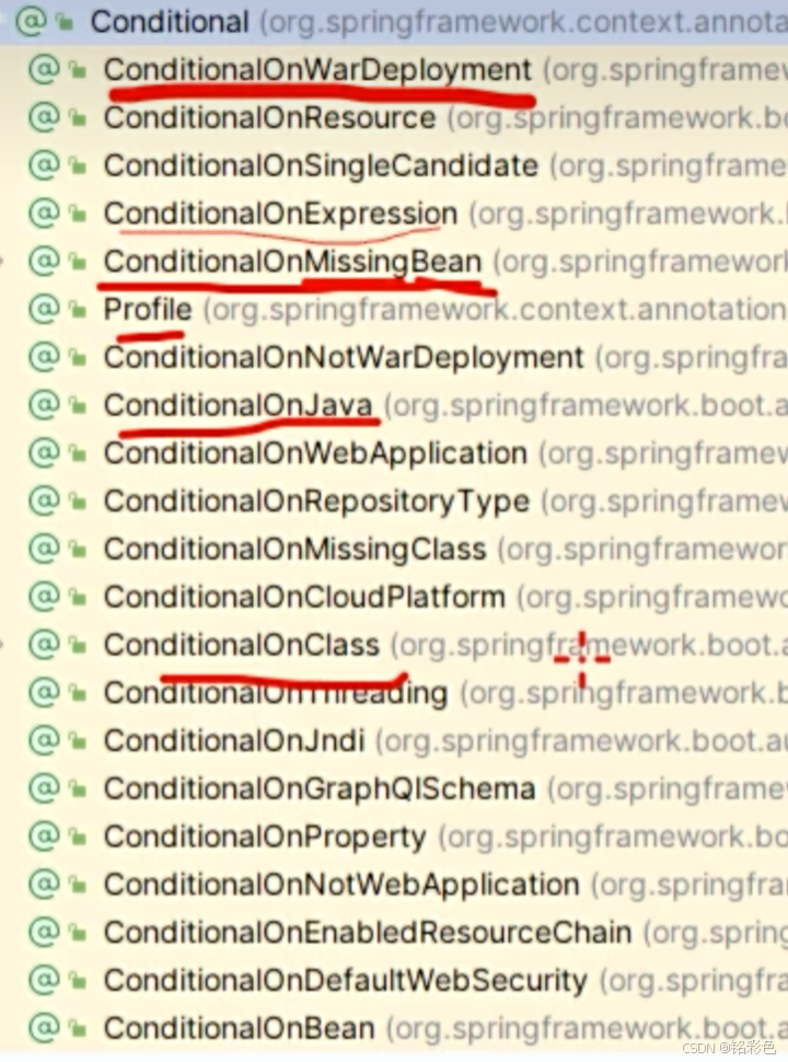 @Conditional及@Conditional的派生注解及@ConditionalOnMission的判定bug_spring 注解 conditon mission-CSDN博客