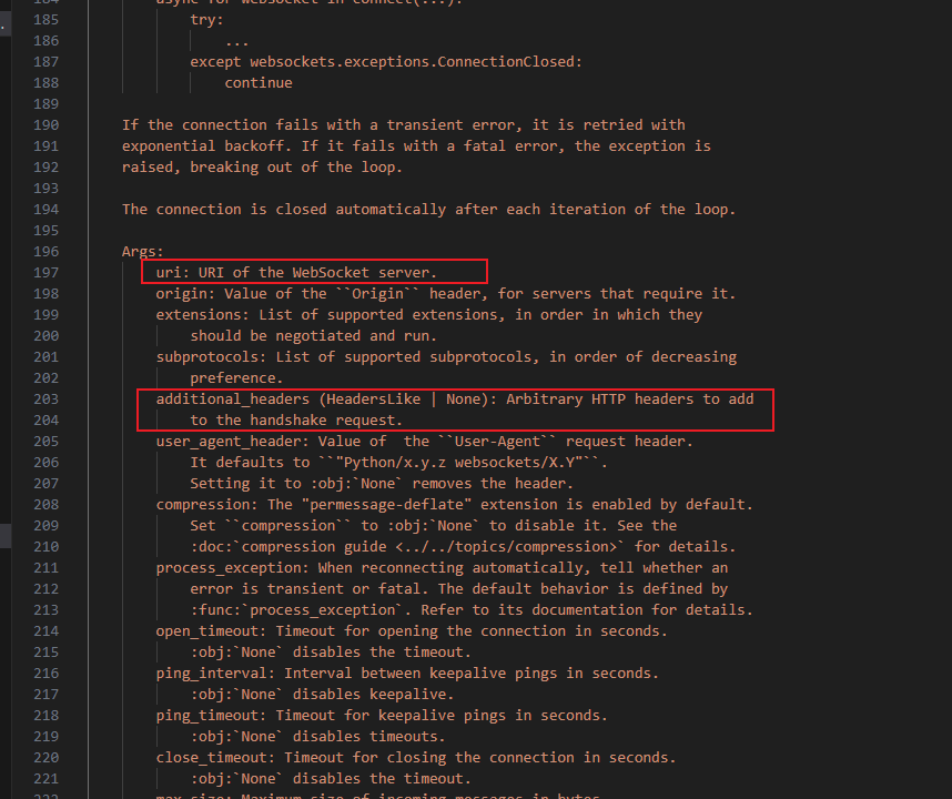 BaseEventLoop.create_connection() got an unexpected keyword argument ‘extra_headers ...