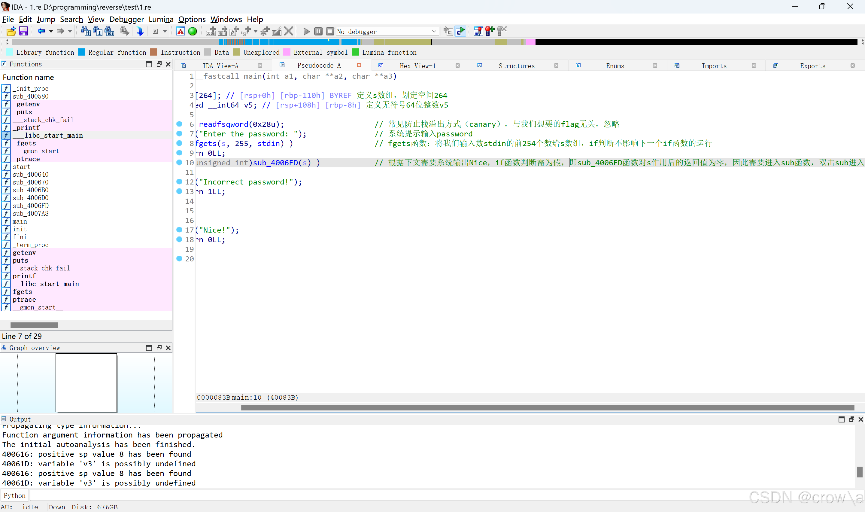 攻防世界Reversing-x64Elf-100-writeup-CSDN博客