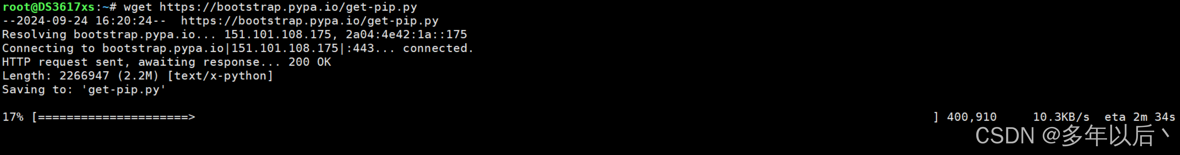 wget: unable to resolve host address ‘bootstrap.pypa.io‘ 已解决_could not resolve host: bootstrap ...