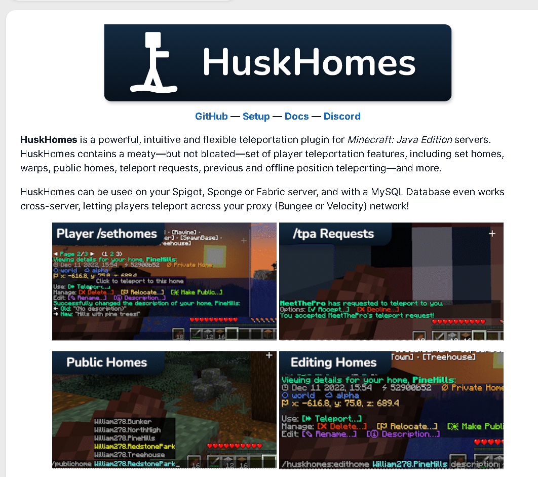 MC开服插件篇之-插件端的选择以及基础插件_tpa插件-CSDN博客