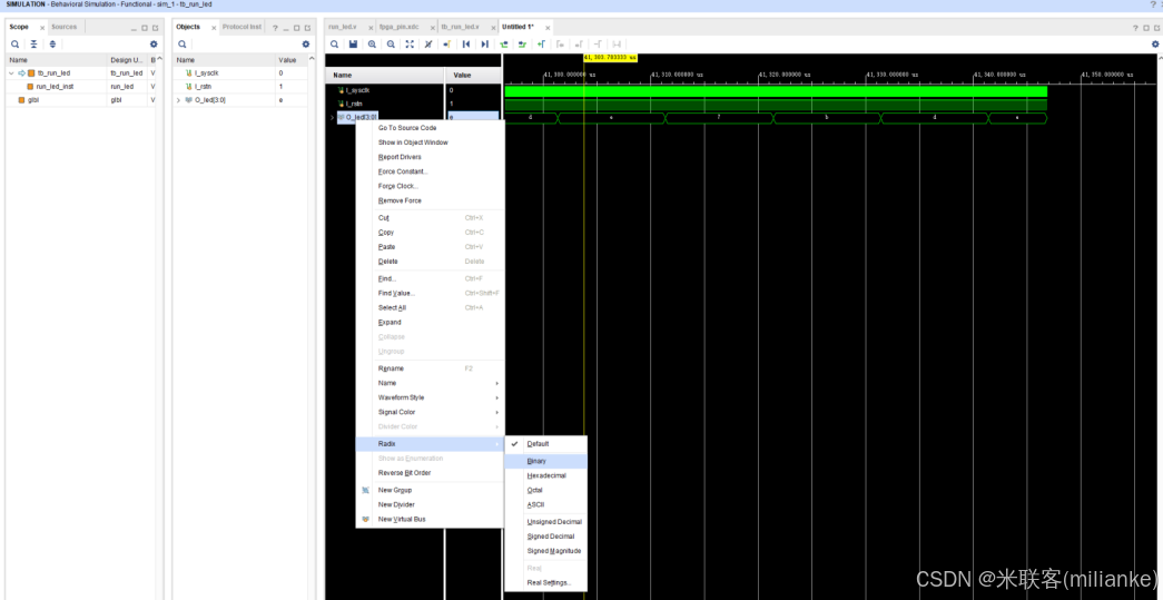 [米联客-XILINX-H3_CZ08_7100] FPGA程序设计基础实验连载-05 FPGA流水灯实验_米联客例程-CSDN博客