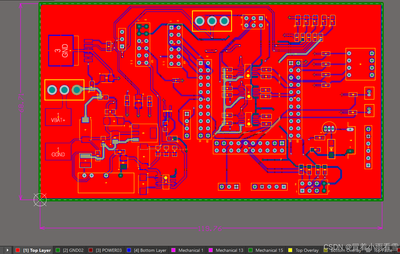 Altium Designer 22，四层PCB设计_ad22四层板设计-CSDN博客