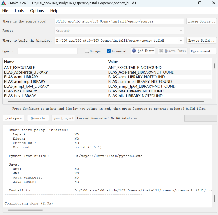 Windows+QT5框架下使用CMake构建编译Opencv总结_qt +cmake window-CSDN博客
