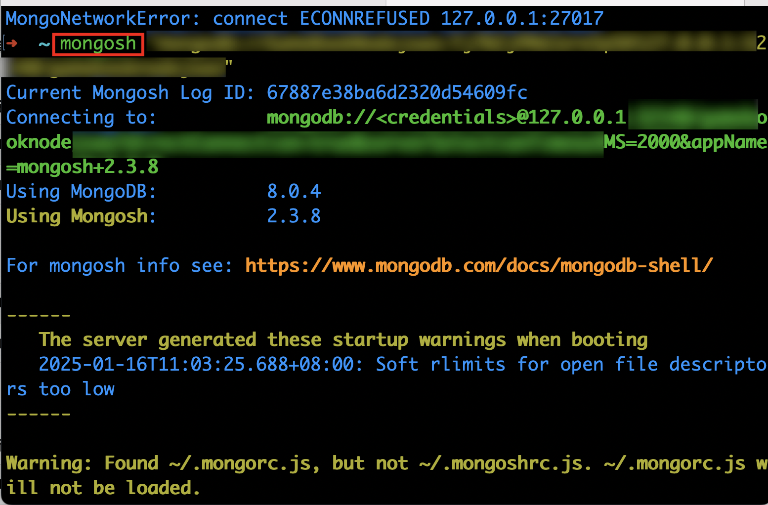 Mac安装MongoDb-CSDN博客