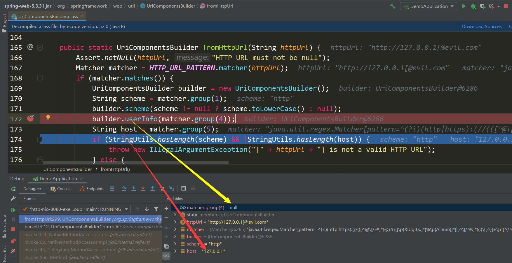 『CVE』简析CVE-2024-22243:SpringFrameworkURLParsingwithHostValidation及其绕过:CVE-2024-22259-CSDN博客