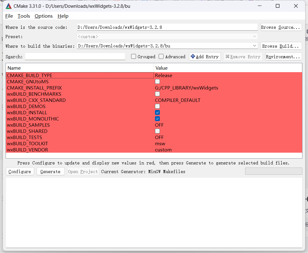 Windows平台搭建wxWidgets 3.2.3开发环境_windows搭建wxwedgets开发环境-CSDN博客