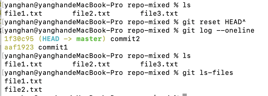 git学习第二天（git reset命令学习）（最重要的是做事，做好自己的事情）_git reset多执行了几遍-CSDN博客