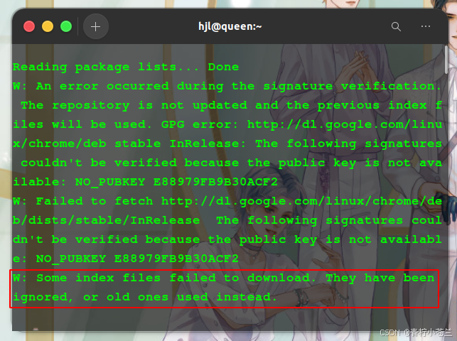 Some index files failed to download. They have been ignored, or old ones used instead-CSDN博客