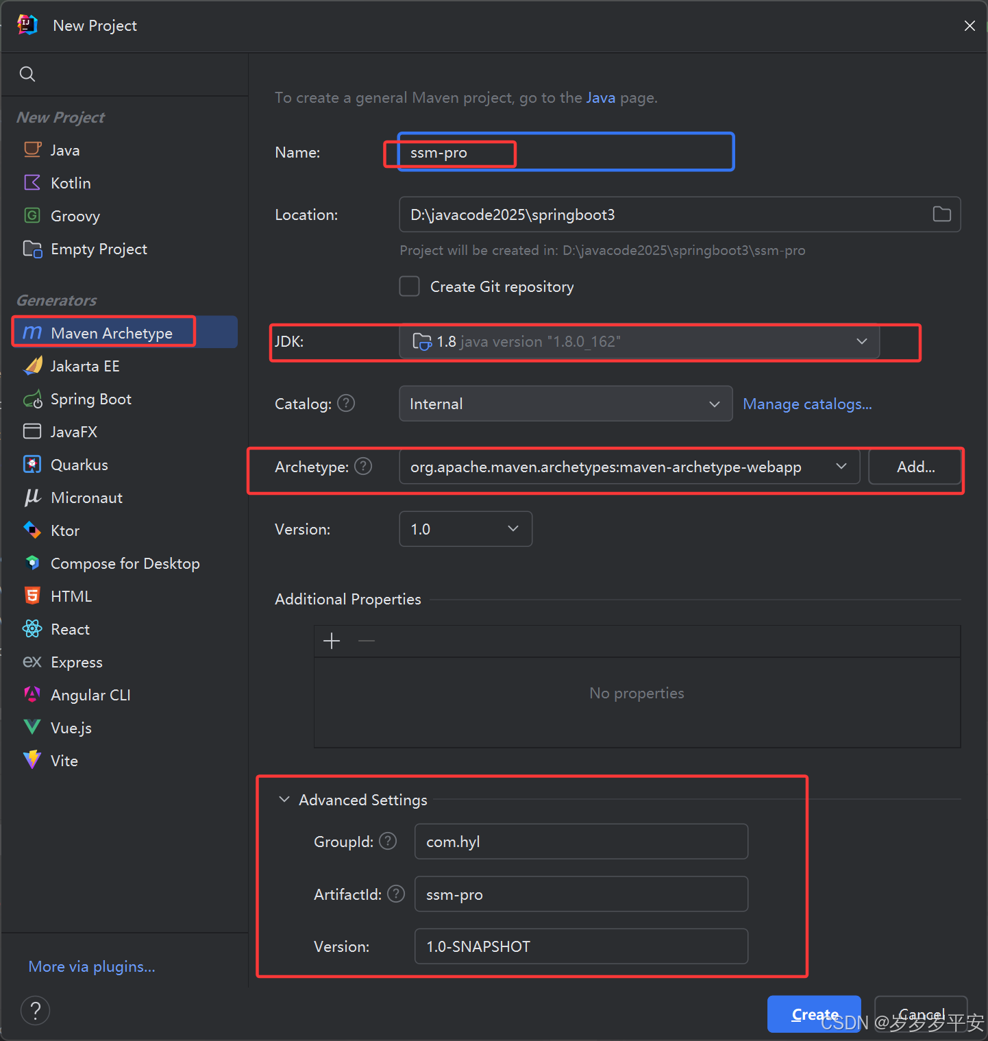 Spring+SpringMVC+MyBatis(SSM)整合详细思路与完整步骤（2025.04.20学习总结）_spring+springmvc+mybatis整合-CSDN博客