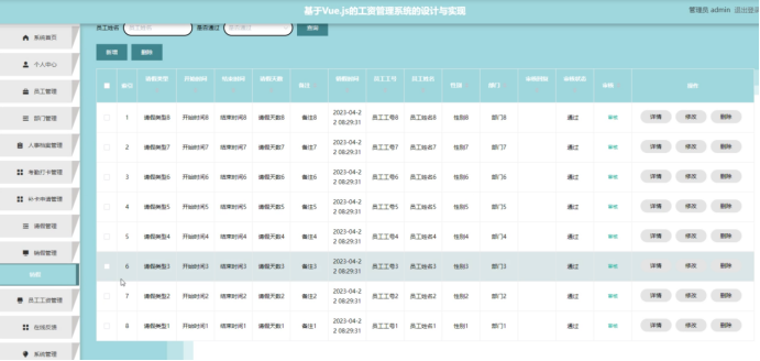 计算机毕业设计springboot基于vuejs的工资管理系统的设计与实现 基于spring Boot与vuejs的企业薪酬管理平台开发