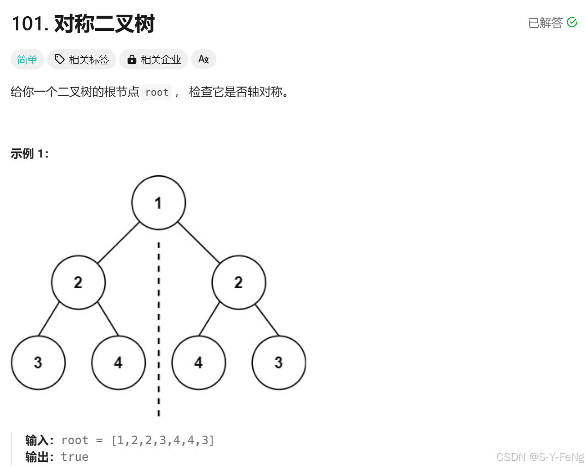 LeetCode热题100中 94. 101. 104. 226.-CSDN博客