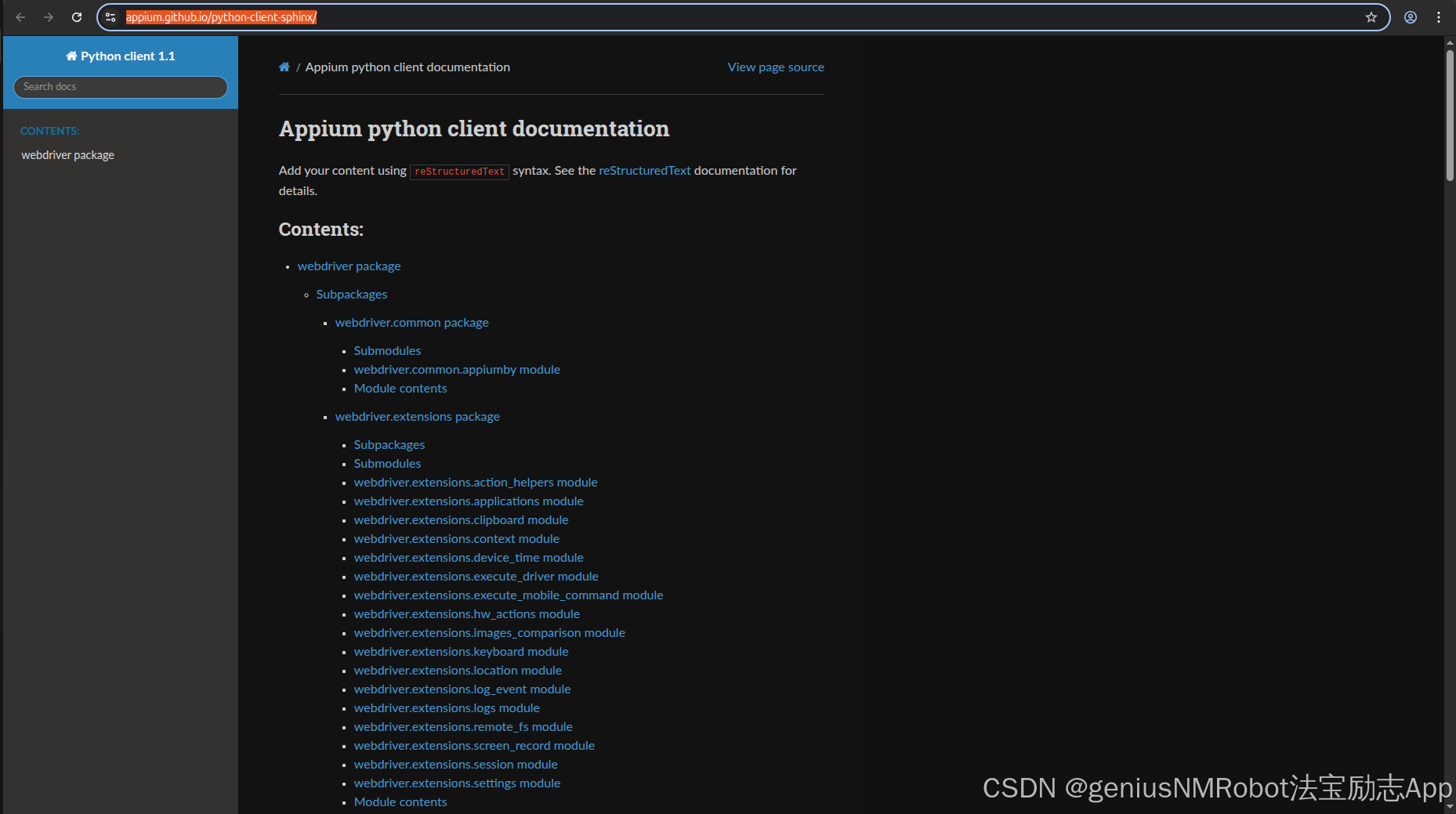 appium python官方文档/参考手册_appium开发文档-CSDN博客