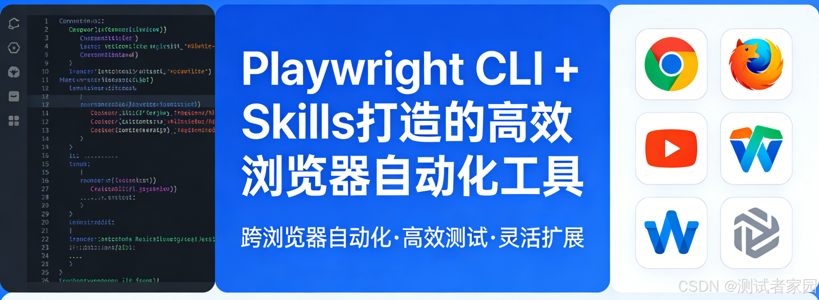 Playwright CLI + Skills 打造的高效浏览器自动化工具_playwright-cli-CSDN博客