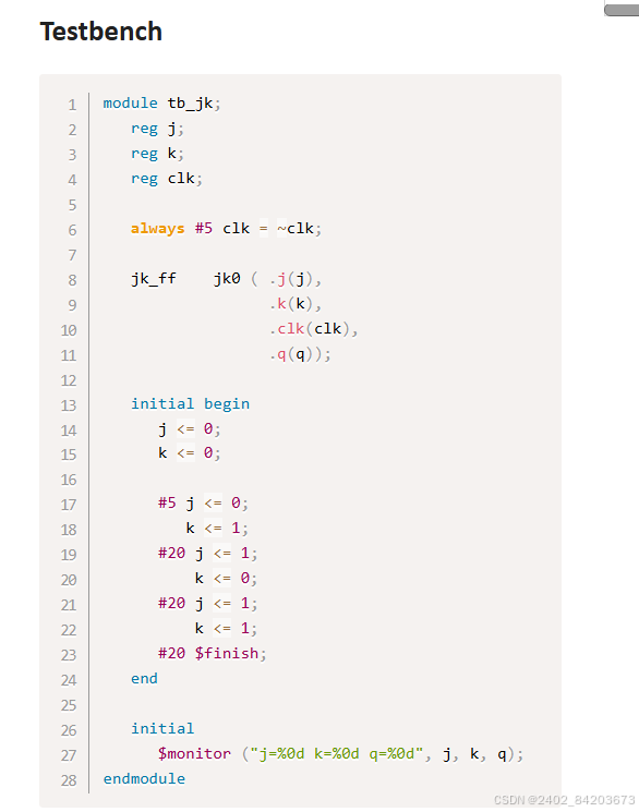 Verilog经典实例（触发器和锁存器）锁存器verilog代码 Csdn博客