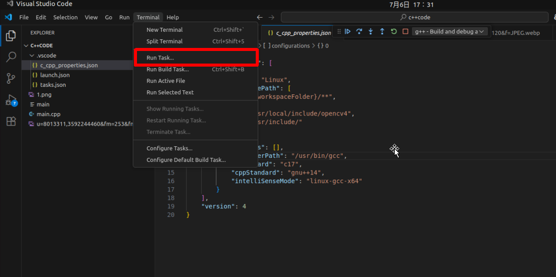 Unbuntu系统下VScode中配置opencv（c++）环境_ubuntu下vscode配置opencv-CSDN博客