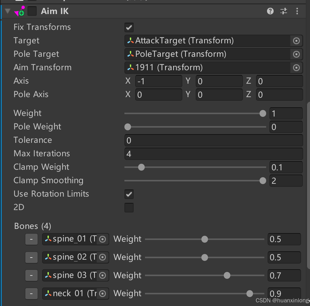 第三人称射击的瞄准（final IK）_final ik教程-CSDN博客