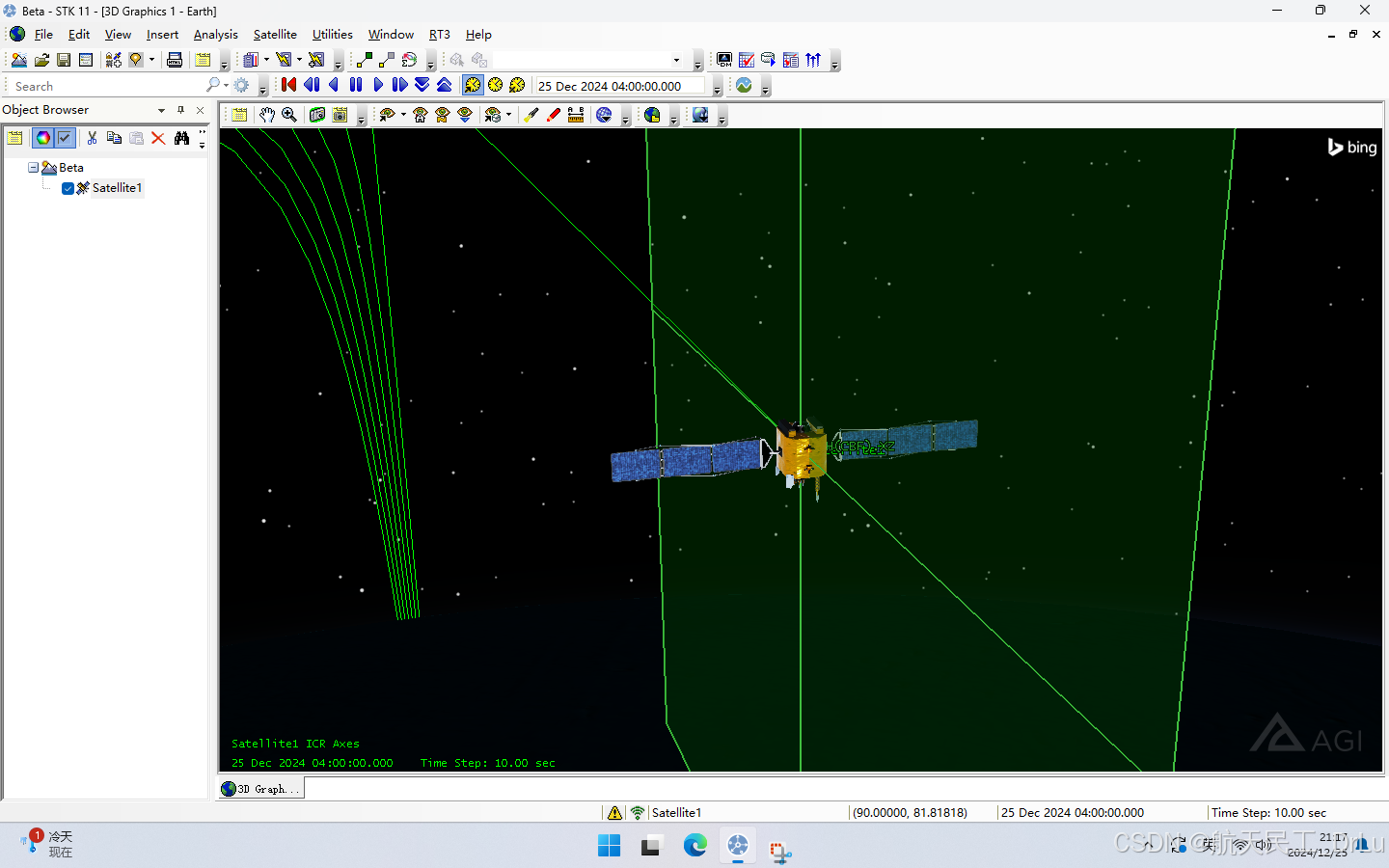 STK功能学习---近地轨道卫星阳光直射β角仿真_卫星β角-CSDN博客