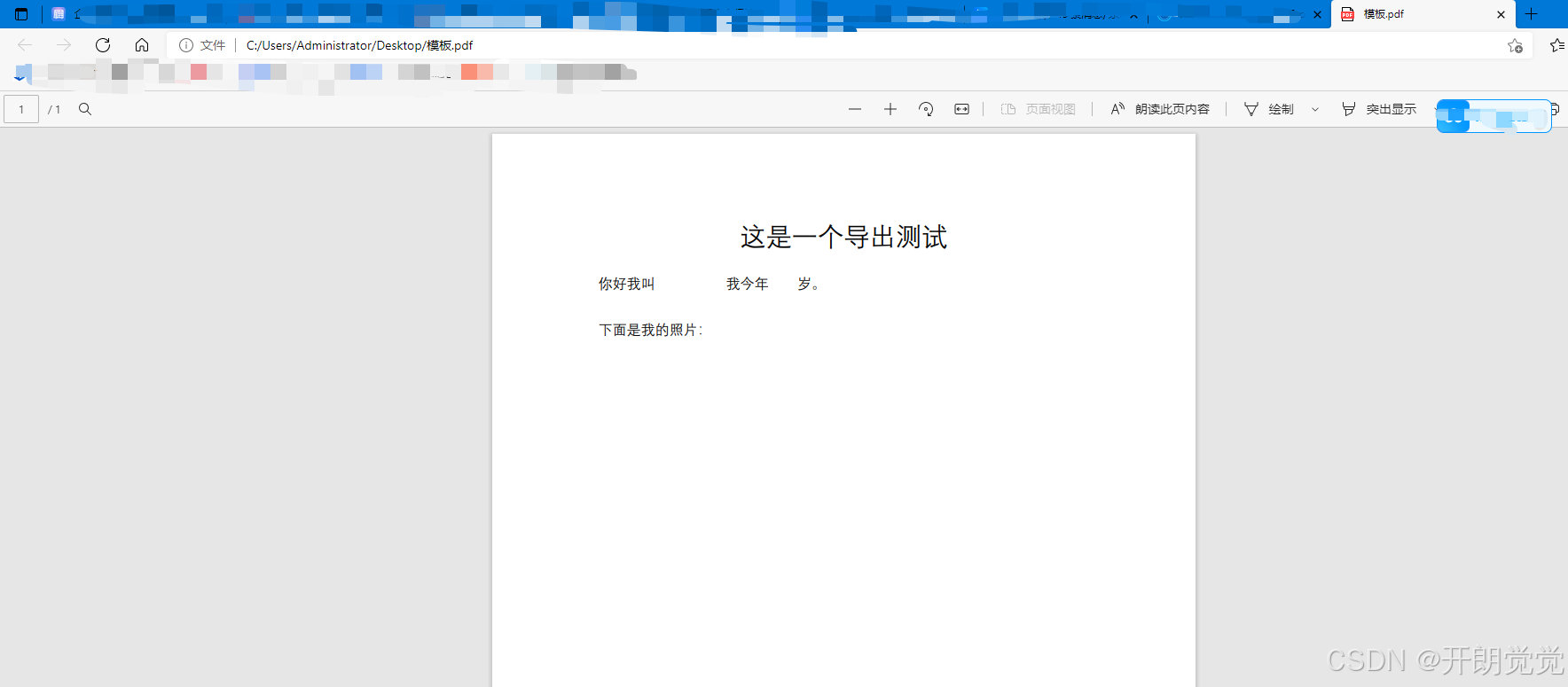 Java导出数据到pdf模板（超详细教程，导不出来v你50）java 导出pdf Csdn博客