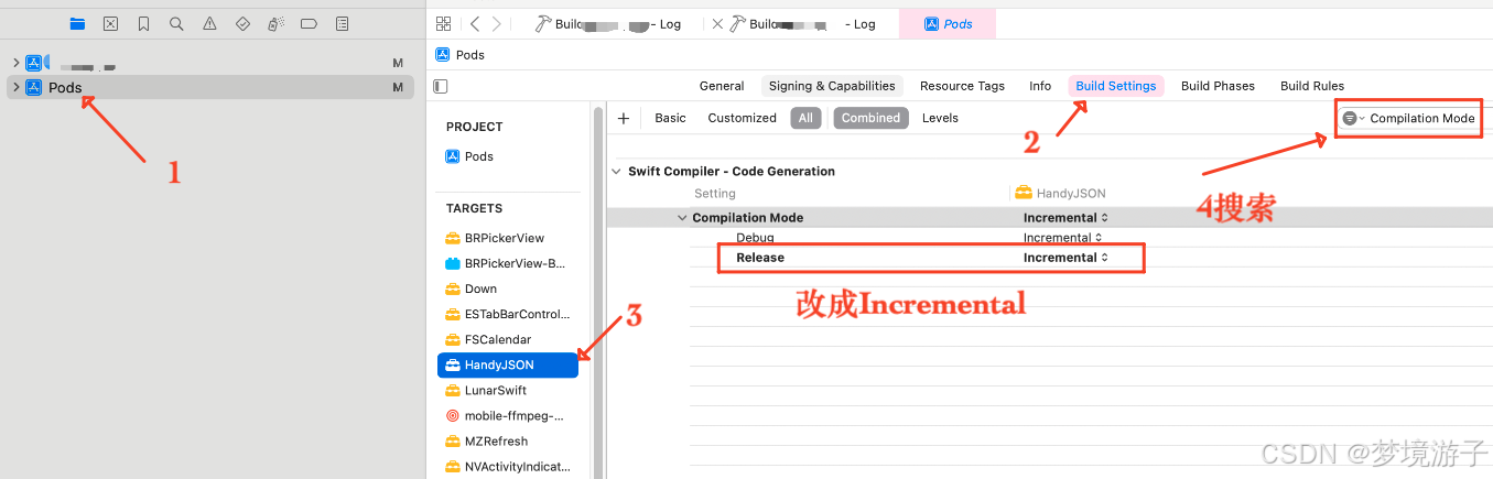 解决Xcode16.0编译报错 Showing Recent Messages Command SwiftCompile failed ...