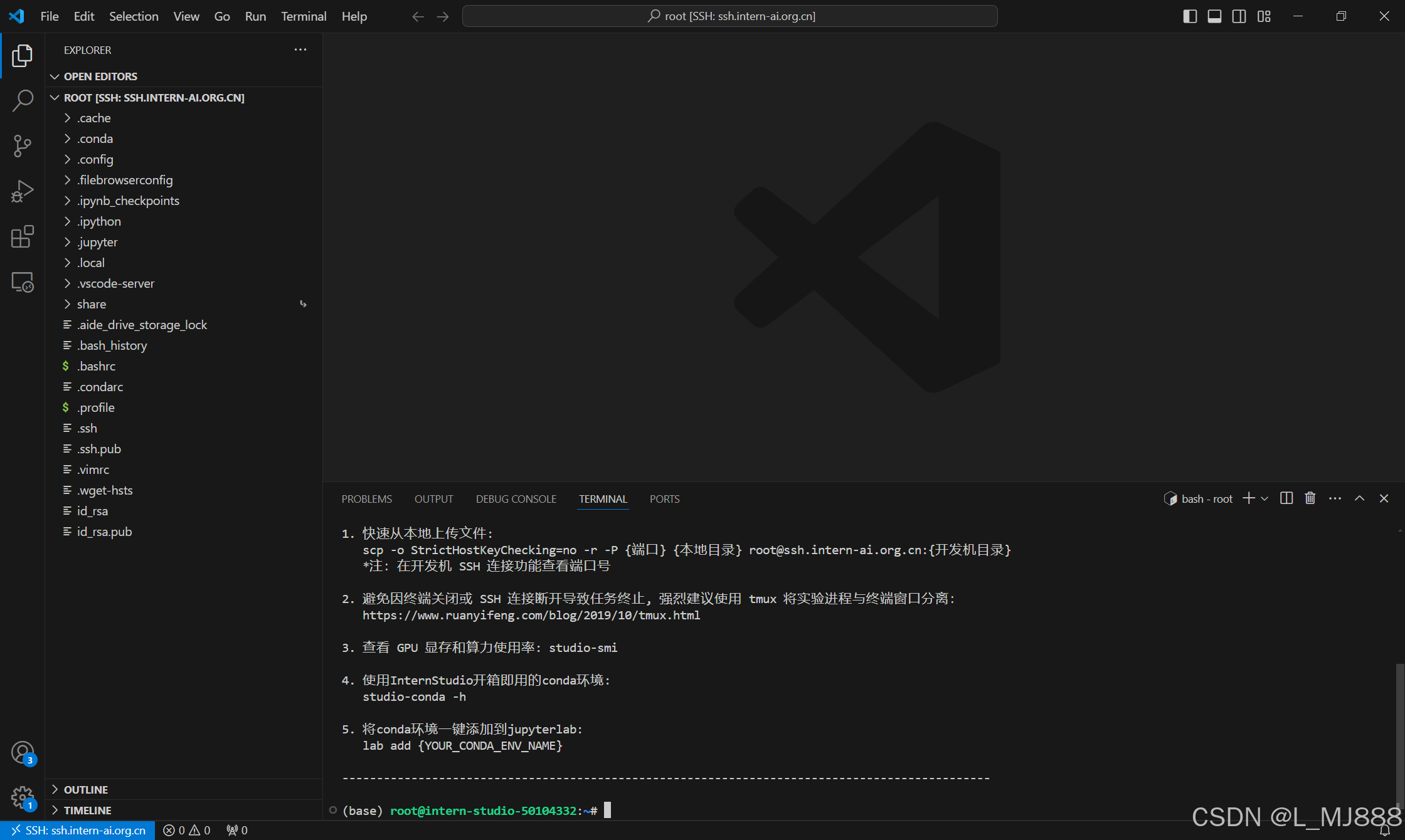 Intern实战营-L0-Linux-CSDN博客