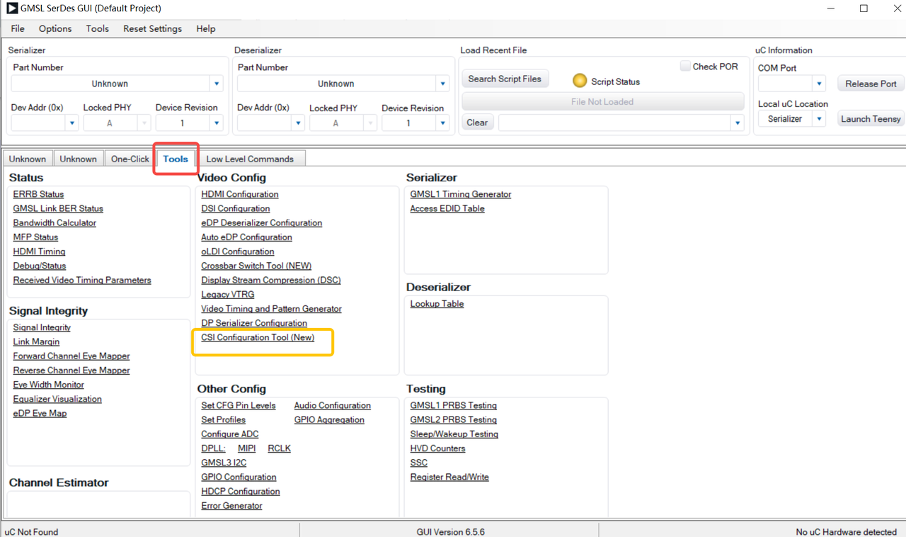 ADI CSI_Configuration_Tool介绍_gmsl serdes gui-CSDN博客