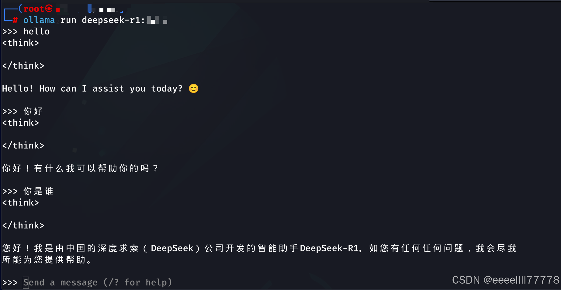 DeepSeek本地部署(linux)[特殊字符]_ollama + deepseek安装linux-CSDN博客