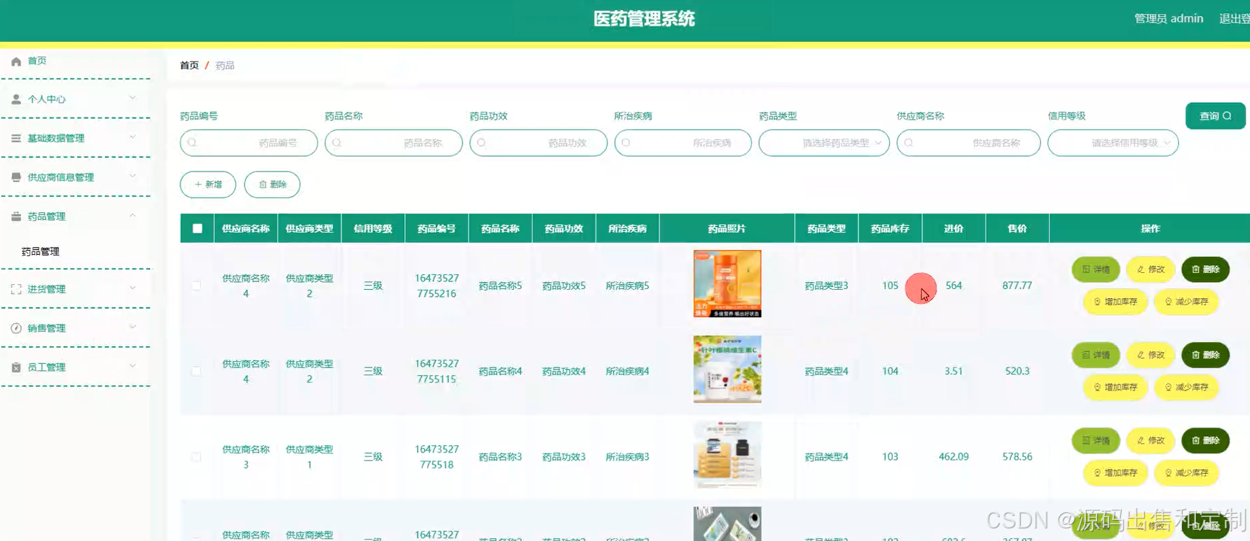 (附论文)基于Springboot和Vue的医药管理系统(194)-CSDN博客