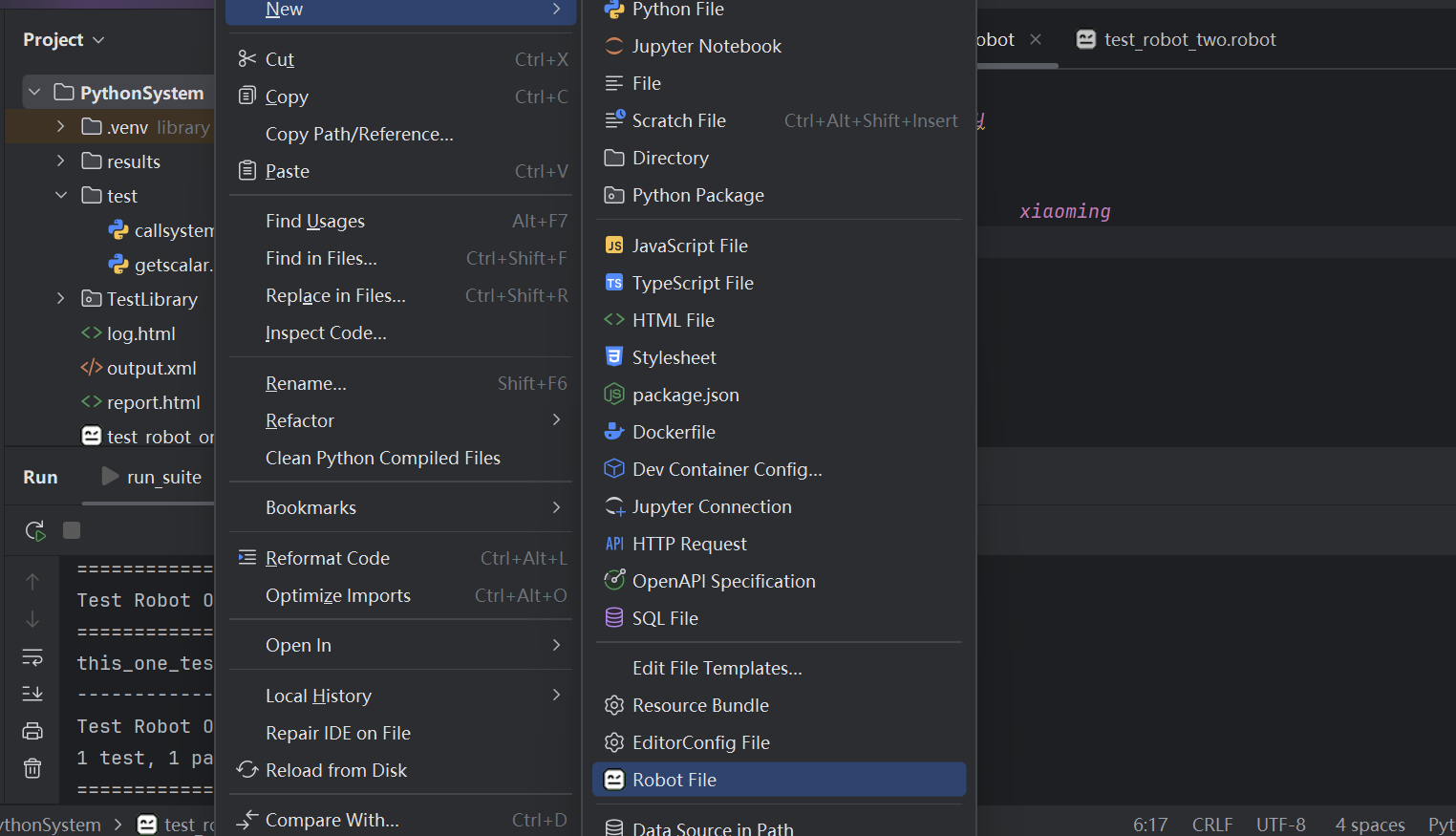 python3和robot framework基础配置教程：Pycharm中robot配置【最新】_robotframework+python3详细配置-CSDN博客