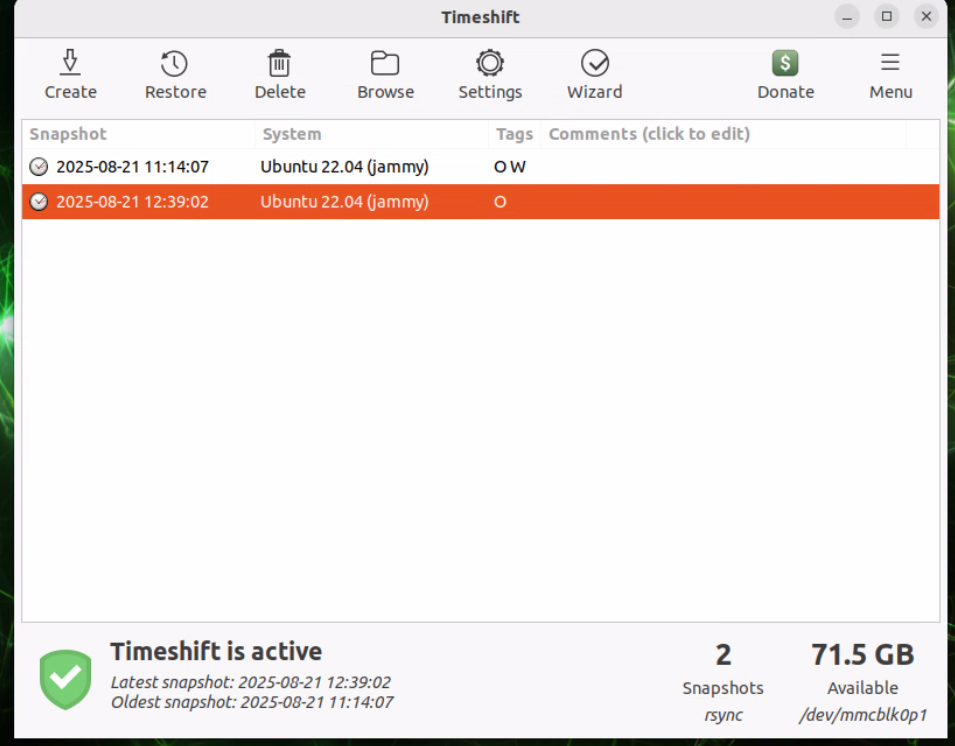 备份软件 Timeshift 安装与使用（超详细图文版）-CSDN博客