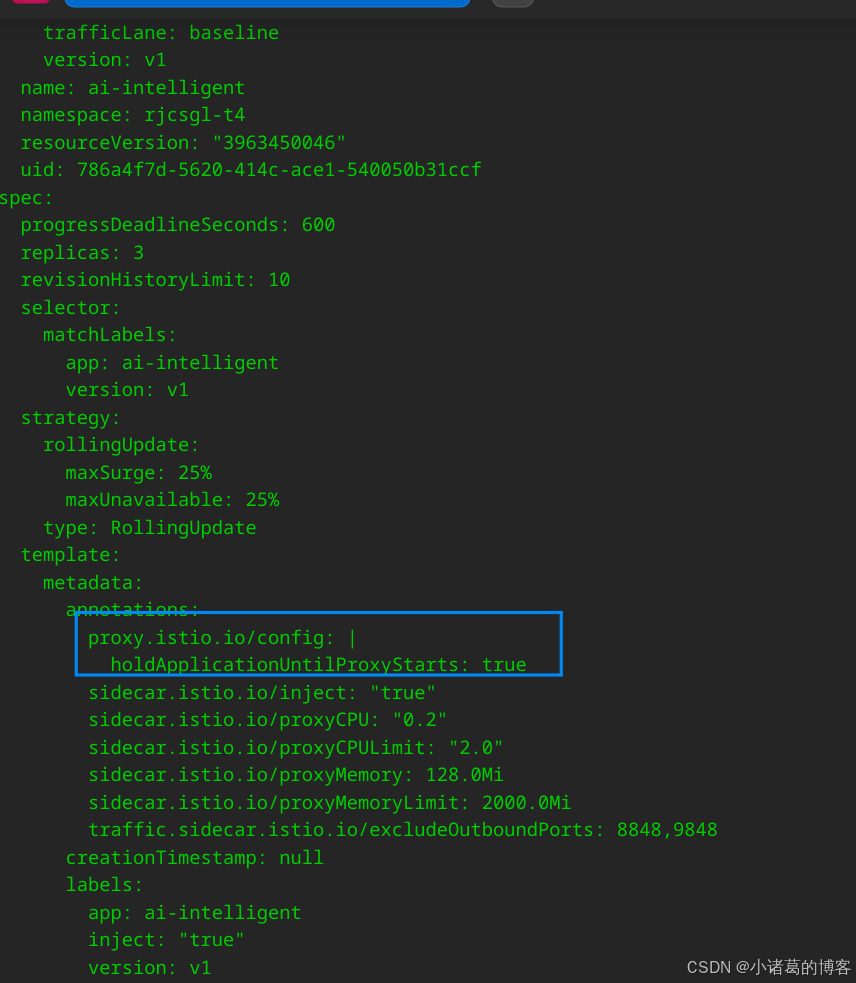 掌控 Istio Sidecar(istio-proxy) 启动顺序：深入解析 holdApplicationUntilProxyStarts-CSDN博客