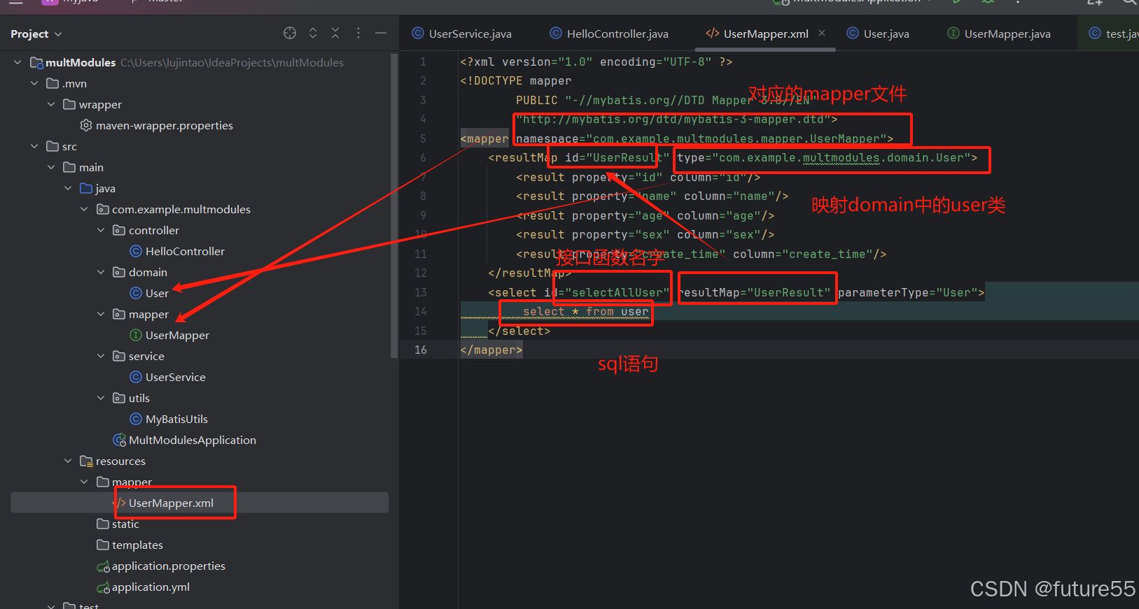 Springboot结合mybatis读取mysql数据spring Boot Mybatis取数 Csdn博客