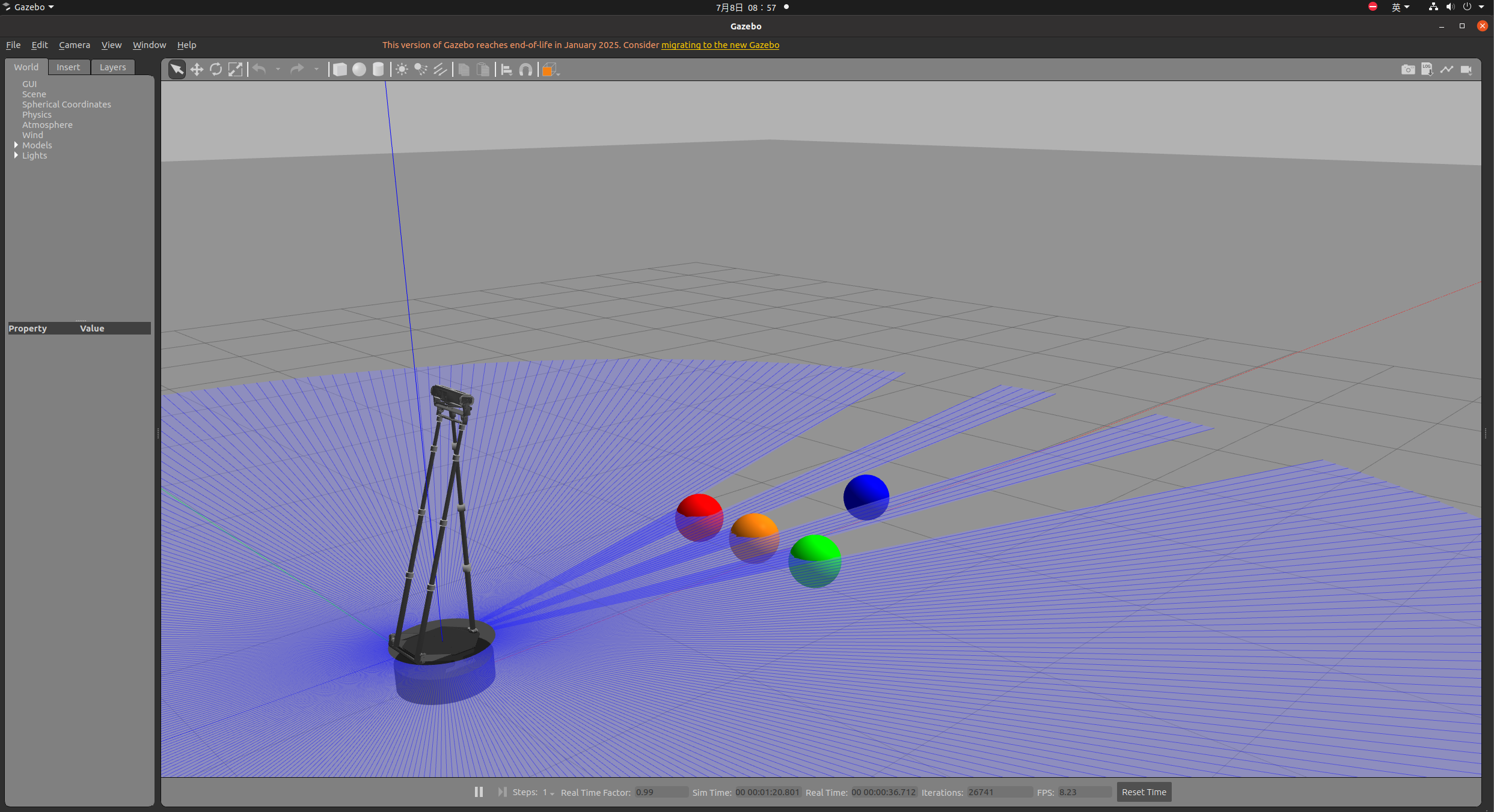 ROS1 相机图像获取-Gazebo仿真_ros里面如何仿真相机-CSDN博客