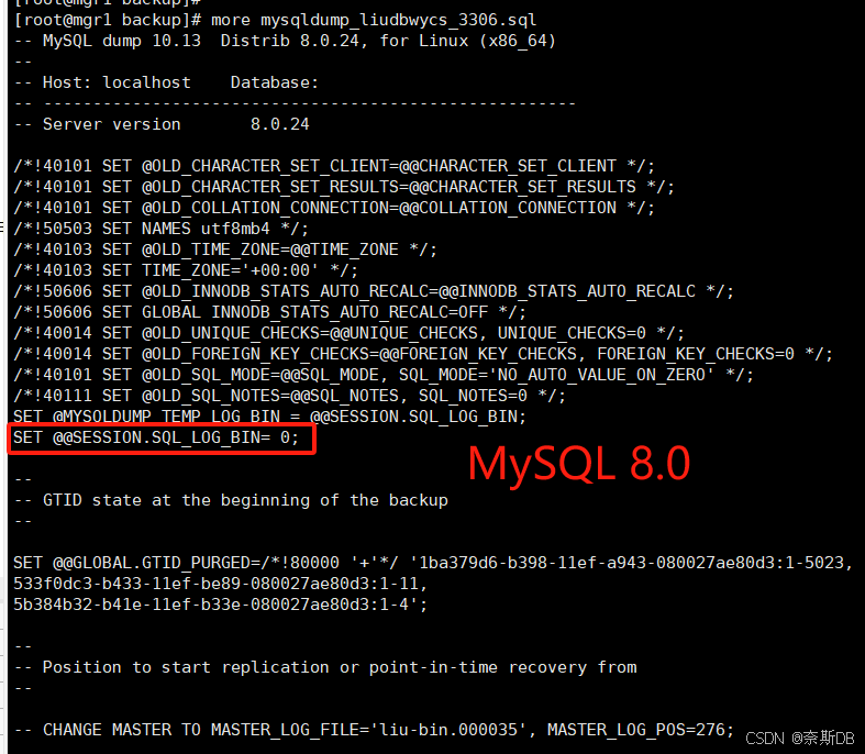 【MySQL篇】mysqlpump 使用 --set-gtid-purged 参数贯穿 MySQL 5.7 和 8.0 的 bug_mysqlpump 参数-CSDN博客