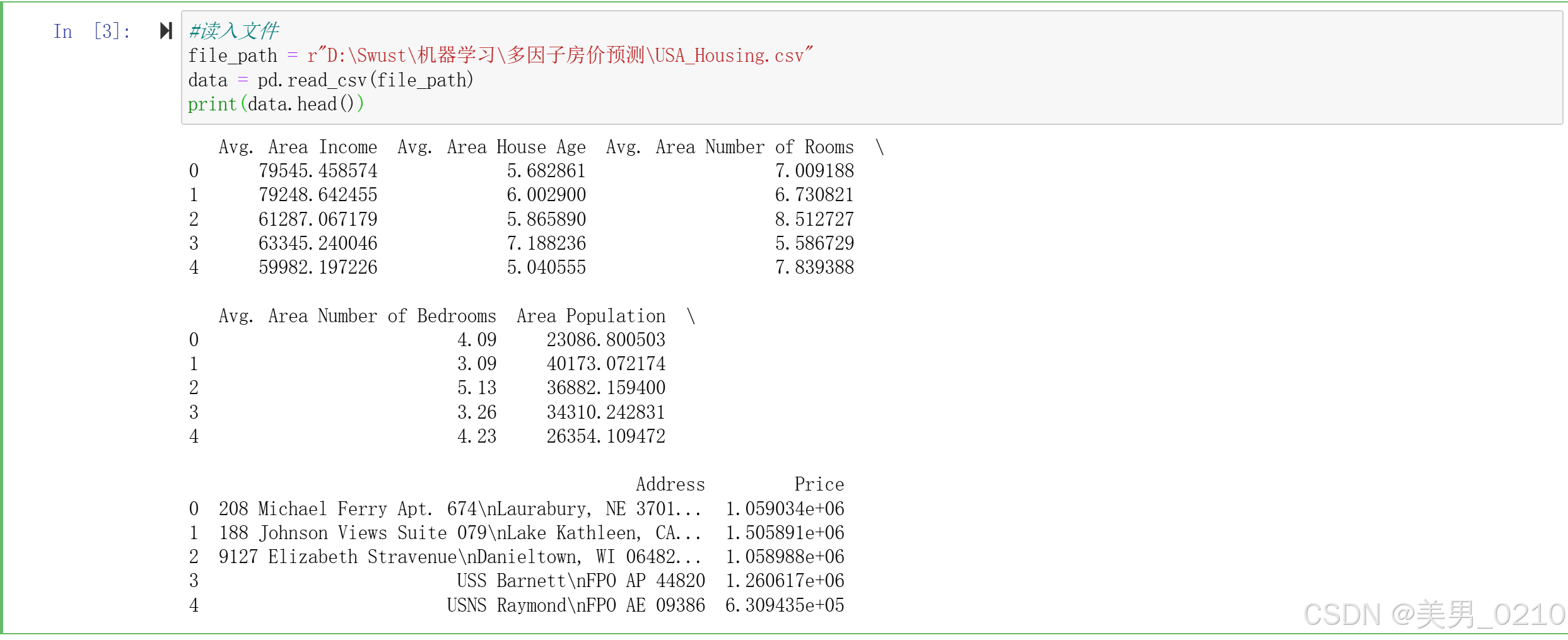 机器学习自学项目II——多因子线性回归-CSDN博客