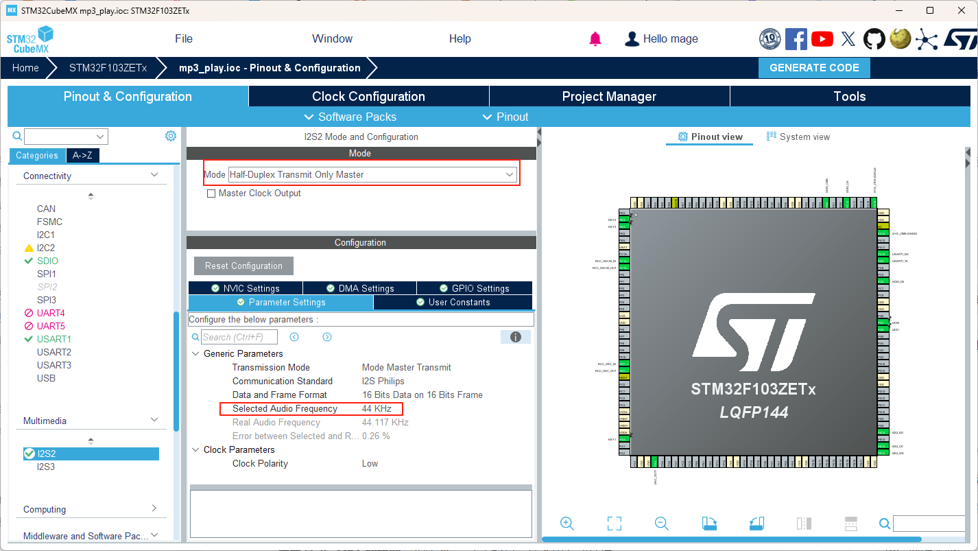（MP3开发篇-1）基于 STM32F103VET6 的 MP3 软解在 PCM5102 模块播放实现方案-CSDN博客