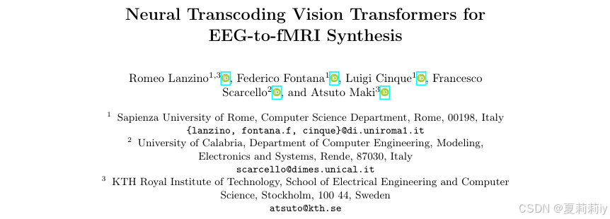 [ECCV 2024]NT-ViT: Neural Transcoding Vision Transformers for EEG-to-fMRI Synthesis_vit ...
